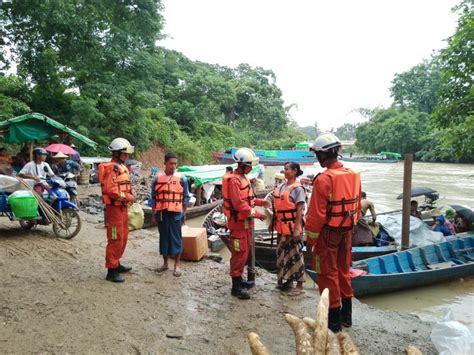 မြောက်ဦးမြို့နယ်အတွင်း ရေလမ်းခရီးသွားပြည်သူများ အသက်အန္တရာယ်ကင်းဝေးစေရန