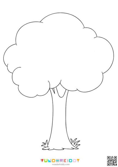 Шаблон «Дерево для вирізання та виробів роздрукувати Pdf Tree