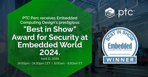 Ptc On Linkedin Meet Us At Embedded World 2024 Ptc Ptc