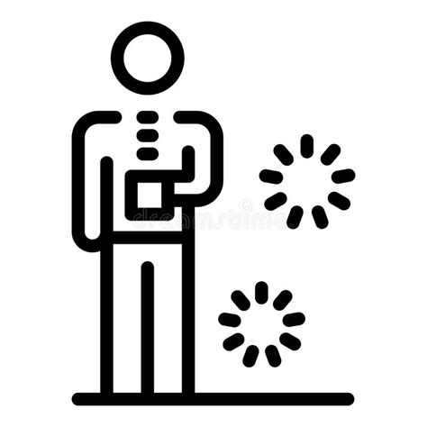 Modern Butler Icon Outline Style Stock Vector Illustration Of Icon
