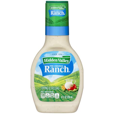 Hidden Valley Original Ranch Salad Dressing And Topping Gluten Free 8