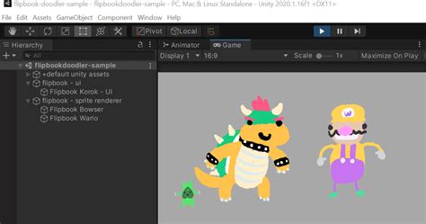 Use Your Flipbook Animations In Unity Flipbook Doodler By Octocoder