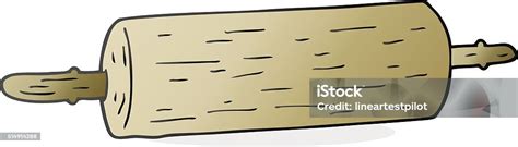 Cartoon Rolling Pin Stock Illustration Download Image Now Bizarre