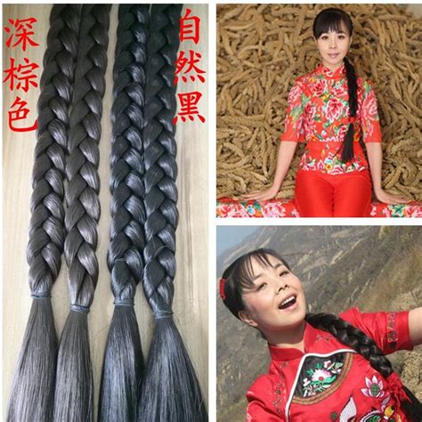 美丽的大辫子 长发 正面 大山谷图库