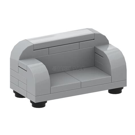 Lego Comfortable Lounge Chair Medium Armchair Light Grey Minimoc