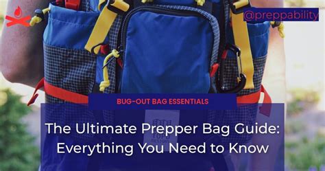 The Ultimate Prepper Bag Guide Everything You Need To Know