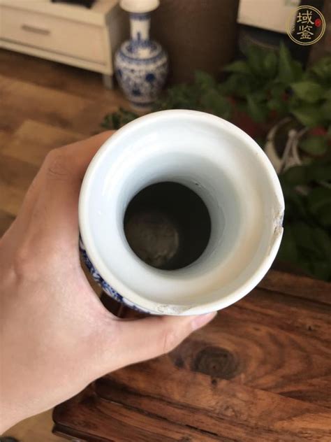 【域鉴古玩】晚清康熙年制款花间龙纹青花棒槌瓶鉴定结果晚清康熙年制款花间龙纹青花棒槌瓶真假鉴别