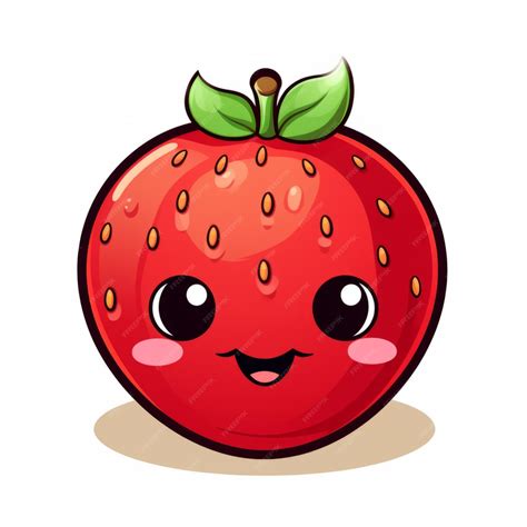 A Cute Little Strawberry With Eyes Nintencore Animated S Line