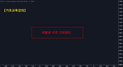 UnknownUnicorn4307184 의 BITMEX XBTUSD P 용 기초교육강의 저항과 지지 기초① TradingView