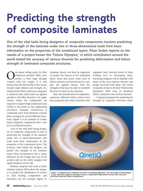 Predicting The Strength Of Composite Laminates Pdf Strength Of