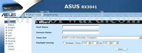 Open Ports on the Asus RX3041-G Router