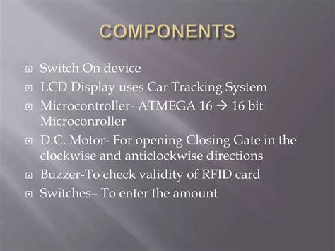 Rfid Based Vehicle Tracking System Pptx