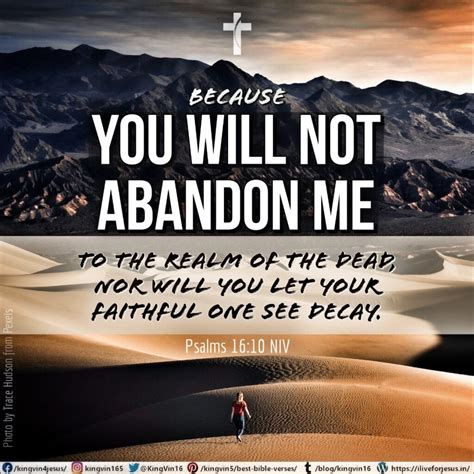 You Will Not Abandon Me Archives I Live For Jesus