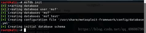 Msf出现database Not Connected等问题【已解决】 Csdn博客