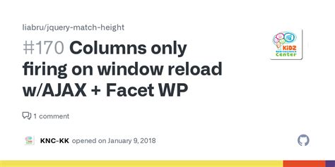 Columns Only Firing On Window Reload Wajax Facet Wp · Issue 170