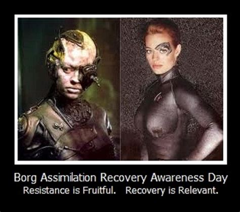 Borg Assimilation Recovery Awareness Day Rstartrekmemes