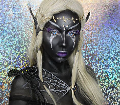 Drow Dark Elf Makeup Halloween Daiana Kir Https Youtube