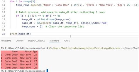 Add Rows To A Dataframe Pandas In Loop