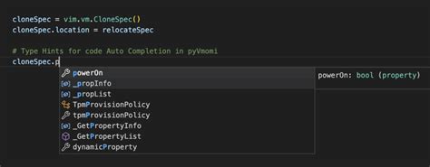 Jens Klasen On Linkedin Pyvmomi 8 0 1 0 Supports Code Auto Complete With Type Hints