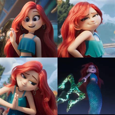 Chelsea Teenage Kraken Fanart Chelsea Mermaid The Mermaid Disney