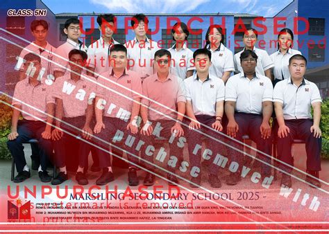 Marsiling Secondary School Class 2025 Schools 2025 Adamphoto