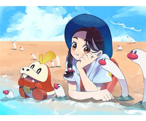 呆火鳄wiglett宝可梦朱紫精灵宝可梦juliana Pokémon Scarlet And Violetnintendopokemon 100 Bookmarks