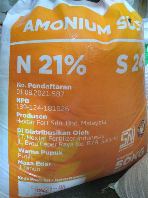 5 Kg Pupuk ZA Non Subsidi Lazada Indonesia