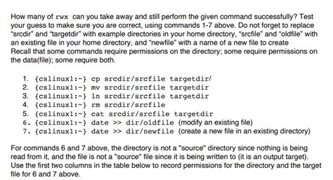 Solved Exercise 4 Minimum Permissions For Common File