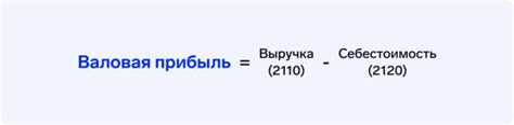 Валовая прибыль что это как рассчитать что показывает формула