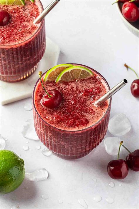 Frozen Cherry Limeade Another Cocktail Blog