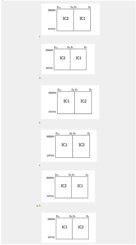 Solved The Memory Map For The Circuit Below Is Selected Chegg