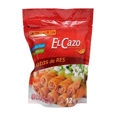 Flautas El Cazo De Res 12 U