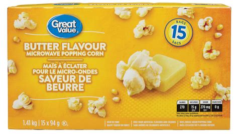 Microwave Popcorn Great Value At Nicholas Margarot Blog
