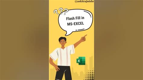 Interview Question How To Use Flash Fill In Excel Shorts Excel Dataanalytics Youtube