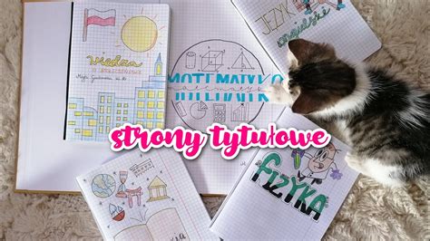 POMYSŁY NA PIERWSZE STRONY TYTUŁOWE ZESZYTÓW BACK TO SCHOOL 2022