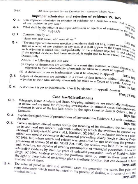 Miscellaneous Question Iea Pdf Evidence Law Witness