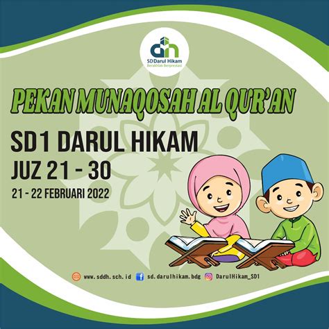 SD Darul Hikam Menyelenggarakan Alquran Camp Secara Hybrid SD Darul Hikam