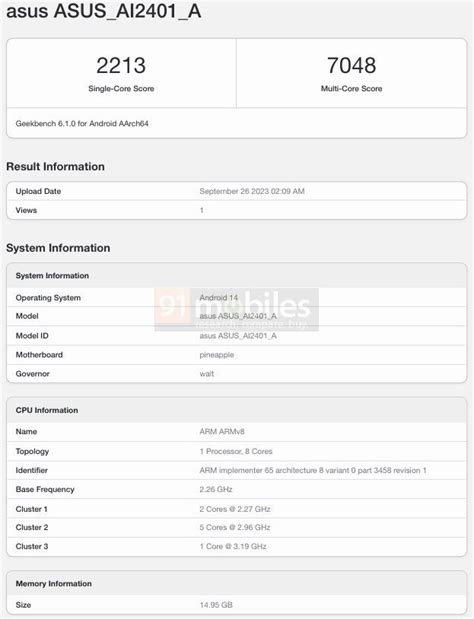 Snapdragon 8 Gen 3 Benchmarked In Rog Phone 8 Ultimate With Superior
