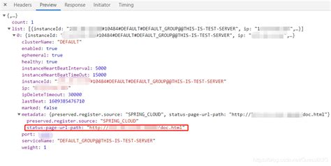 Nacos页面实现api接口文档swagger效果nacos Swagger Csdn博客