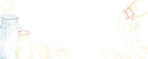 손으로 그린 수채화 병과 우유 깡통 와 Splashes 배너 프레임 테두리 절연 통 백색 배경 절연 엽서 카드 스크랩북 및 기타 인쇄물에 사용할 수 있습니다 0명에 대한