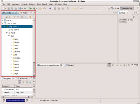 Remote System Explorer SFTP Setup For Eclipse Remote System Explorer SFTP Setup For Eclipse