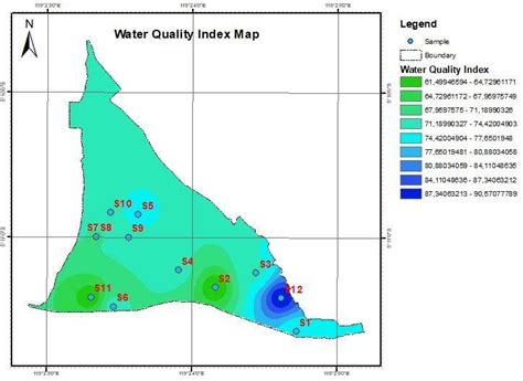 Spatial Variation Of Water Quality Index Using Idw Download