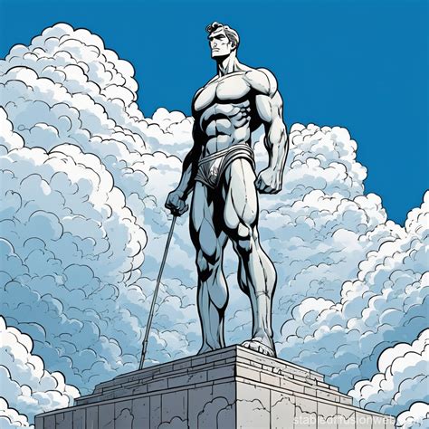 Meter Brutalist Statue Of A Man Prompts Stable Diffusion Online
