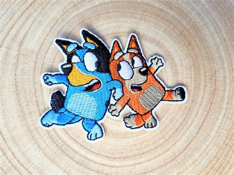 Bluey And Bingo Iron On Patch Etsy Australia