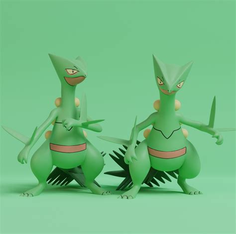 Treecko Grovyle Sceptile