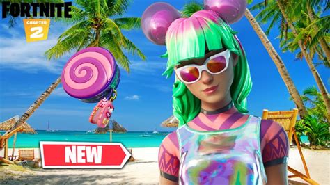New Tropical Punch Zoey Skin Gameplay Fortnite Summer Legends Pack