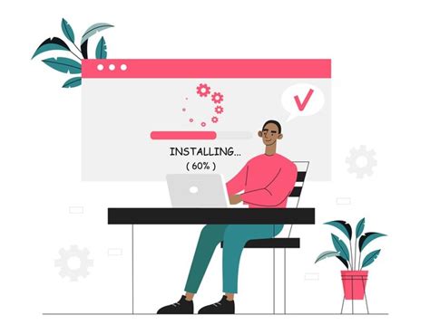 Premium Vector Software Installation Concept