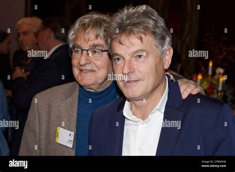 Paris France 4th Dec 2023 Daniel Roussel And Fabien Roussel Attend The Green Santas Gala