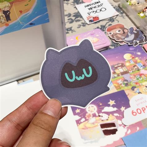Pompo Studios Uwu Neko Omen Sticker Valorant Facebook