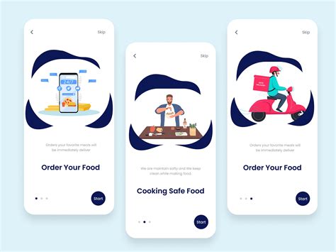 Onboarding Ui Screen Splash Screen Design Behance